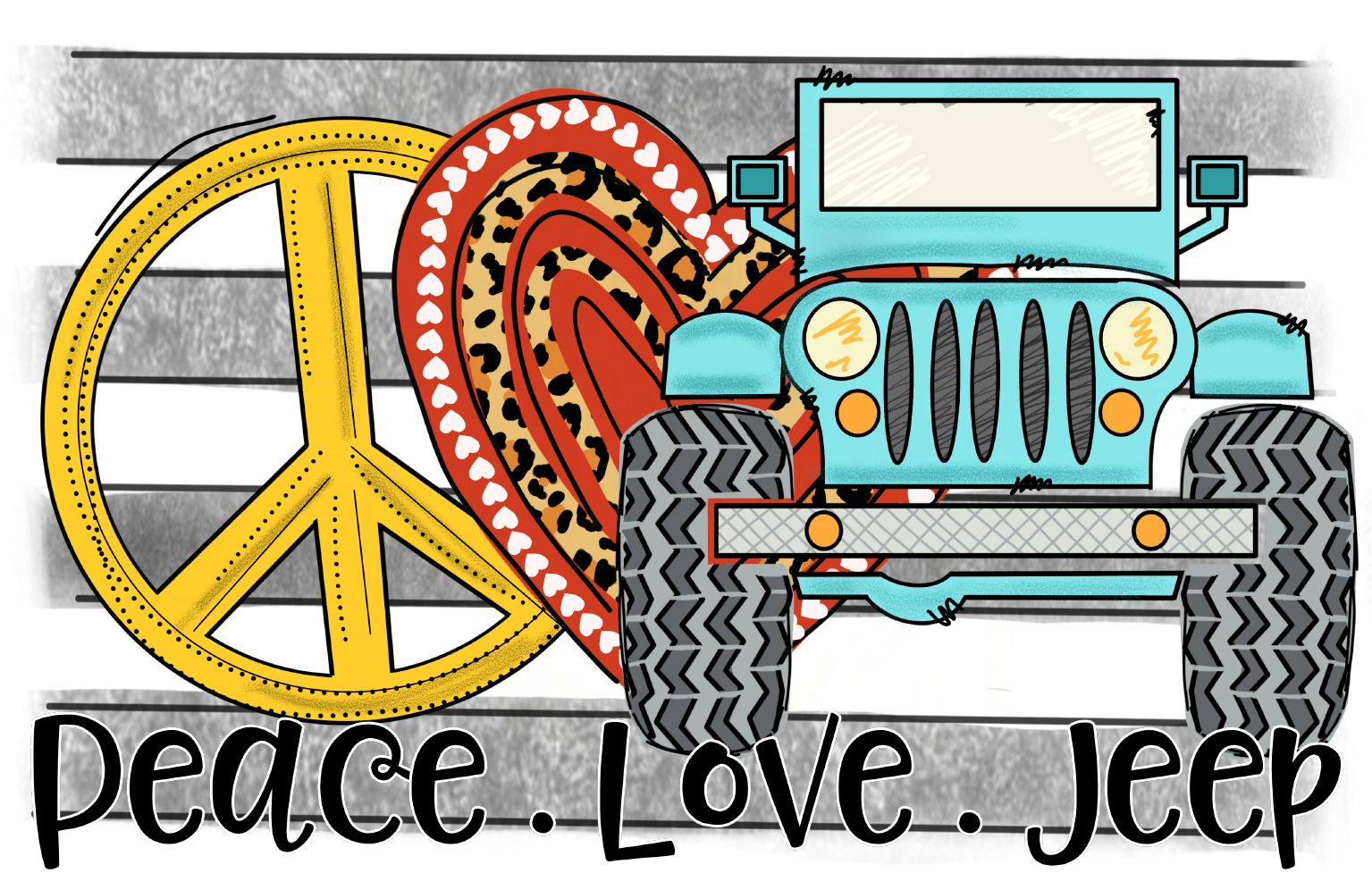 Ready to Press DTF's and Sublimation - Jeep – Taylored Vinyl