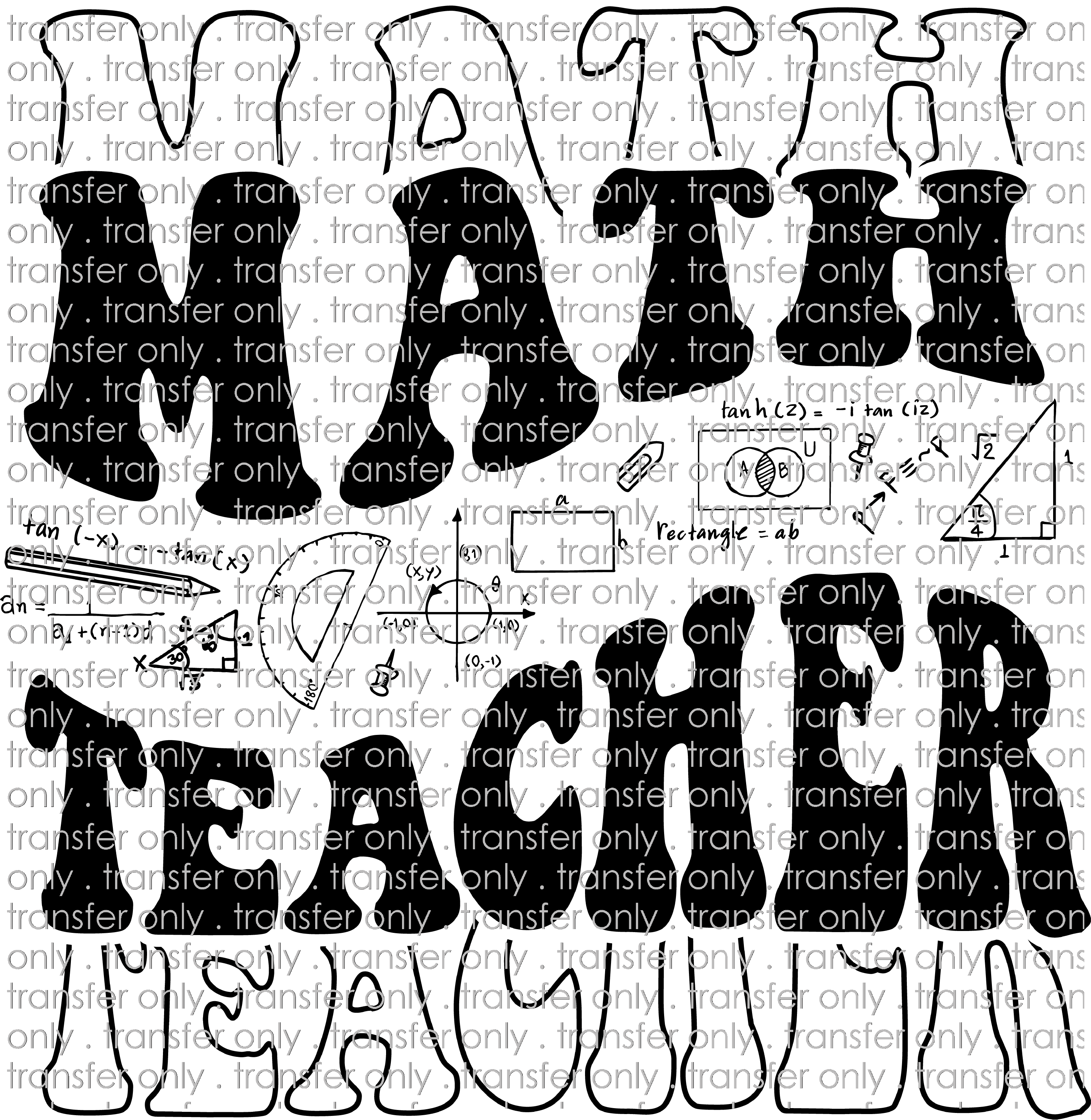 Math Teacher Clip Art Black And White