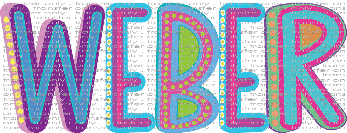 SCHMAS 338 Weber Marque Letters | Taylored Vinyl