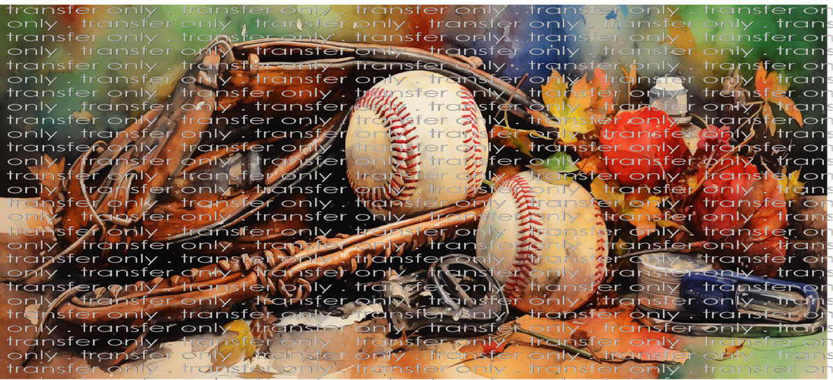 SPT UV 102 Fall Baseball Background UV DTF 16oz Wrap | Taylored Vinyl