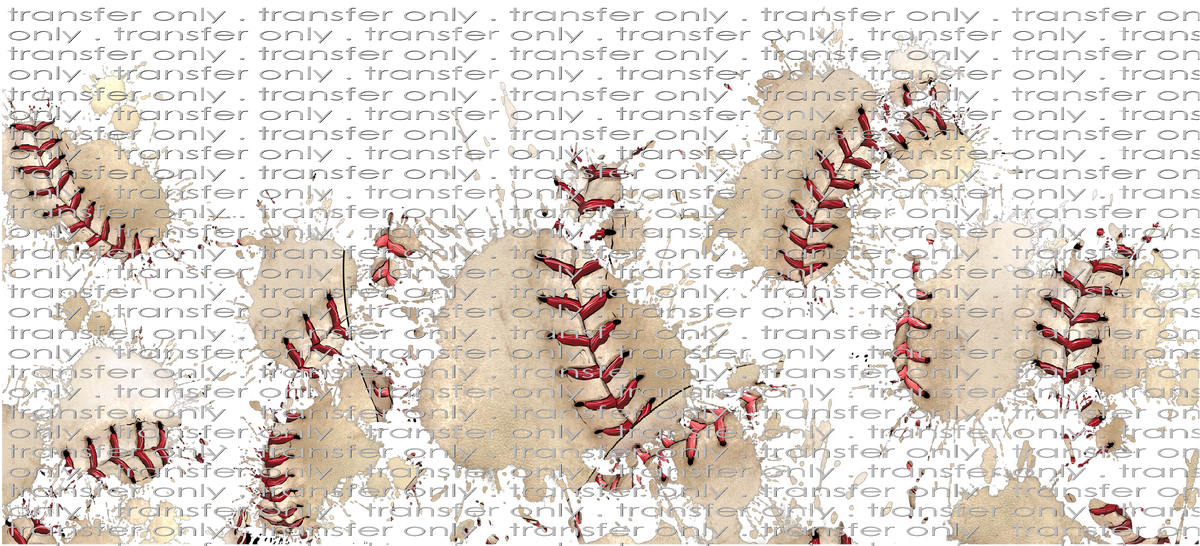 SPT UV 120 Baseball Splatter UV DTF 16oz Wrap | Taylored Vinyl