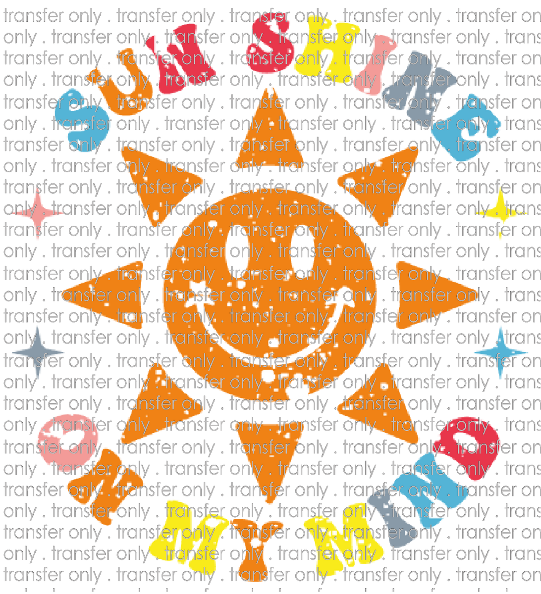 SUM 105 Sunshine on My Mind Distressed Pocket and Back | Taylored Vinyl