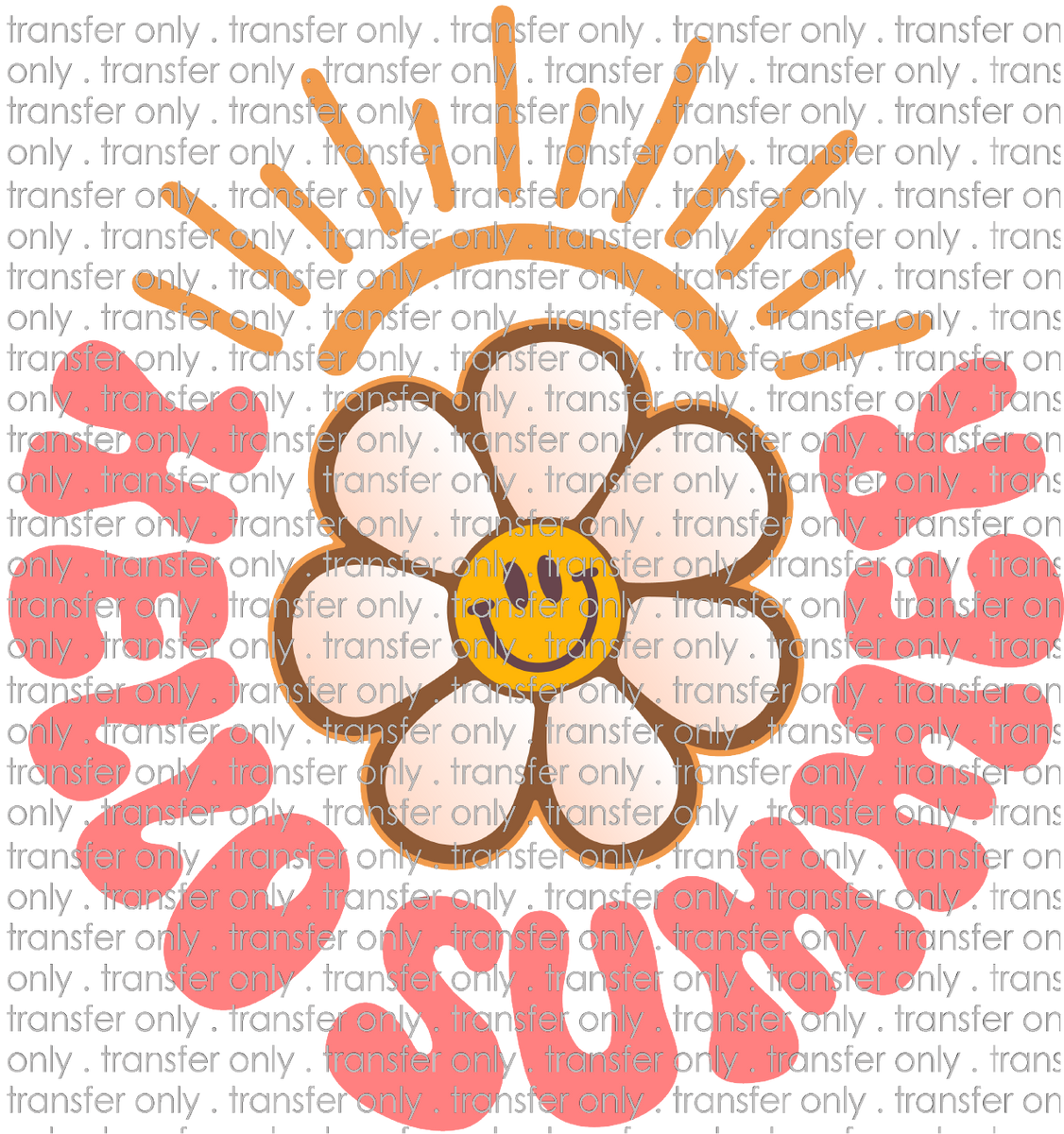 SUM 110 Summer Smile Daisy Pocket and Back | Taylored Vinyl