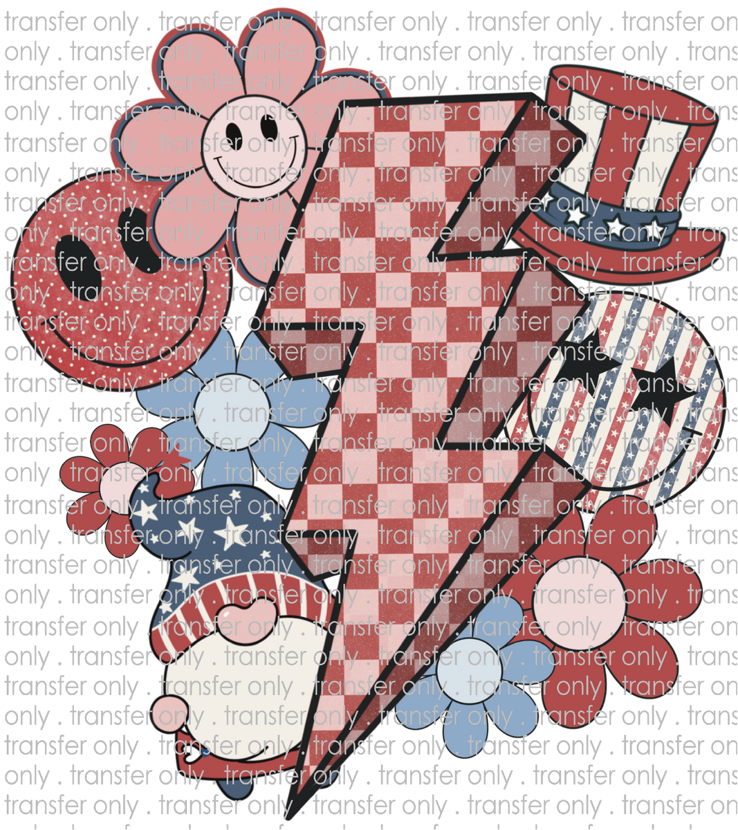 USA 193 Patriotic Lightening Bolt Pocket and Back | Taylored Vinyl