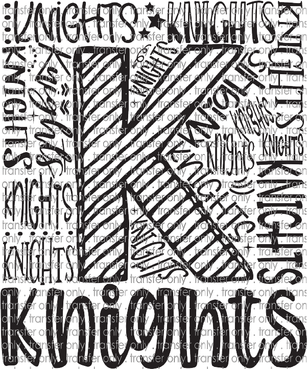 SCHMAS 116 Knights Word Art | Taylored Vinyl