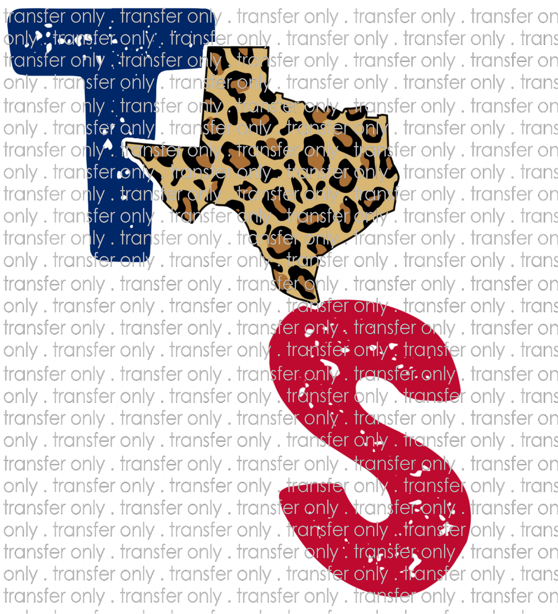 TX 119 Texas Leopard Shape | Taylored Vinyl